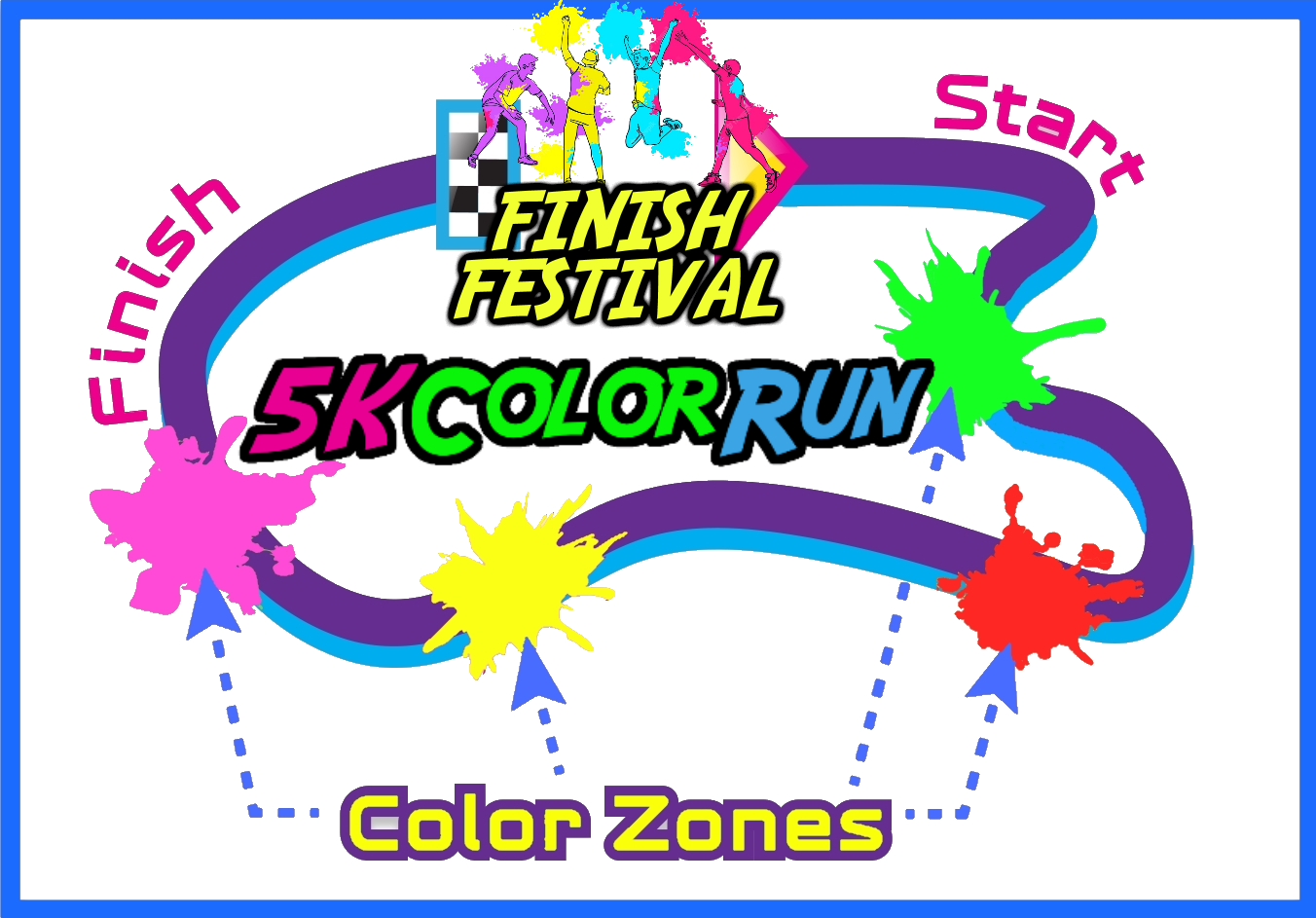 Home - 5K Color Run - Wear White At the Starting Line and Finish The ...